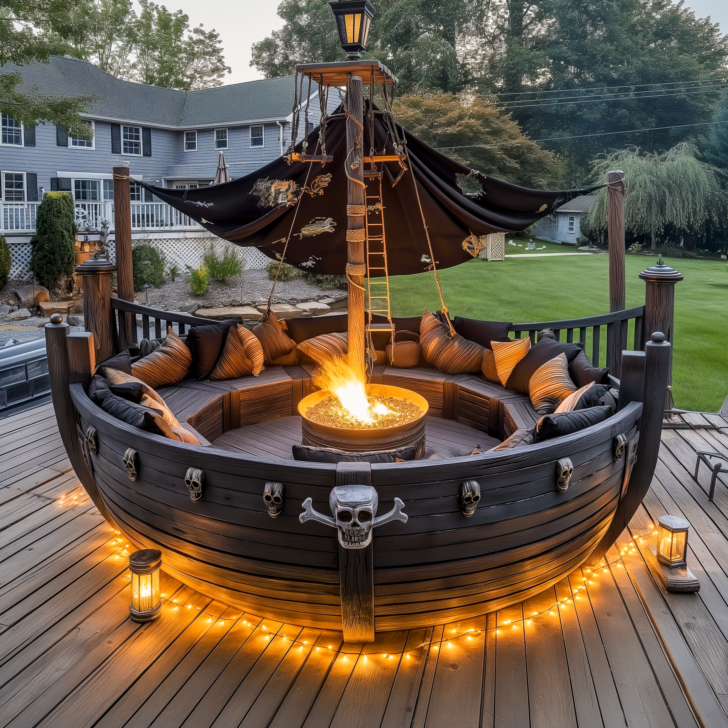 Arrr-mazing Outdoor Living: Pirate Ship Inspired Patio Sofas ...