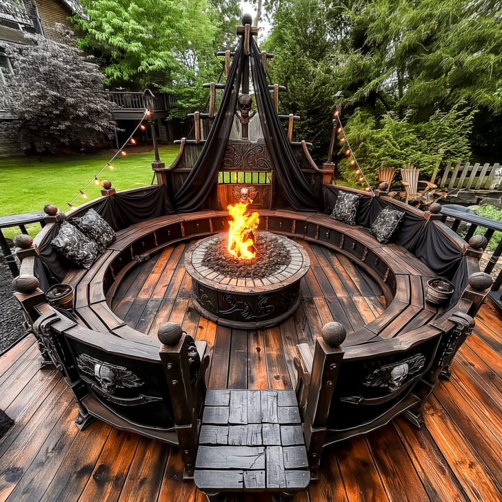 Arrr-mazing Outdoor Living: Pirate Ship Inspired Patio Sofas ...