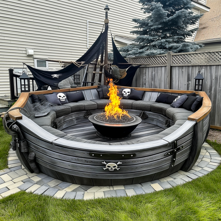 Arrr-mazing Outdoor Living: Pirate Ship Inspired Patio Sofas ...