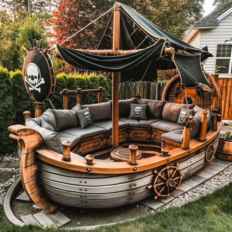 Arrr-mazing Outdoor Living: Pirate Ship Inspired Patio Sofas ...