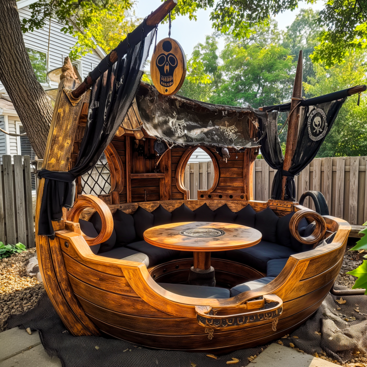 Arrr-mazing Outdoor Living: Pirate Ship Inspired Patio Sofas ...