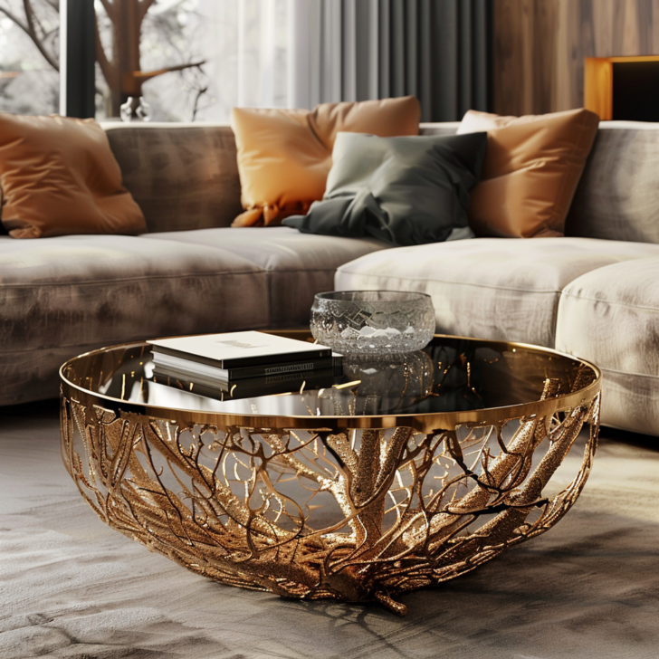 Branching Out: The Charm of Metal Tree Coffee Tables in Home Decor ...