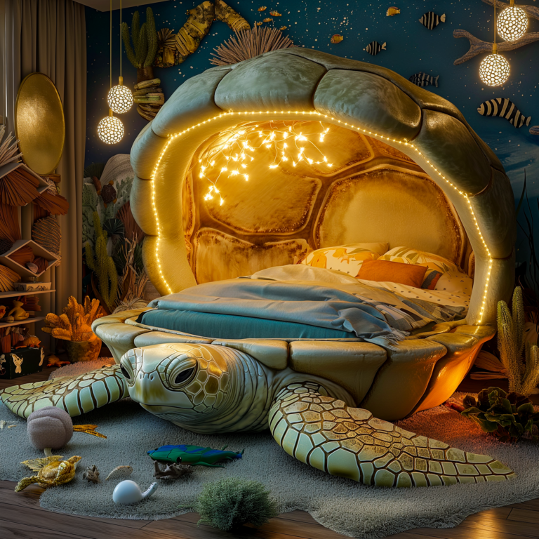 Shell-ebrate Sleep: Dive into Comfort with Turtle-Shaped Beds ...