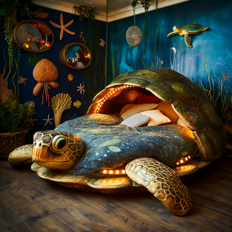 Shell-ebrate Sleep: Dive into Comfort with Turtle-Shaped Beds ...