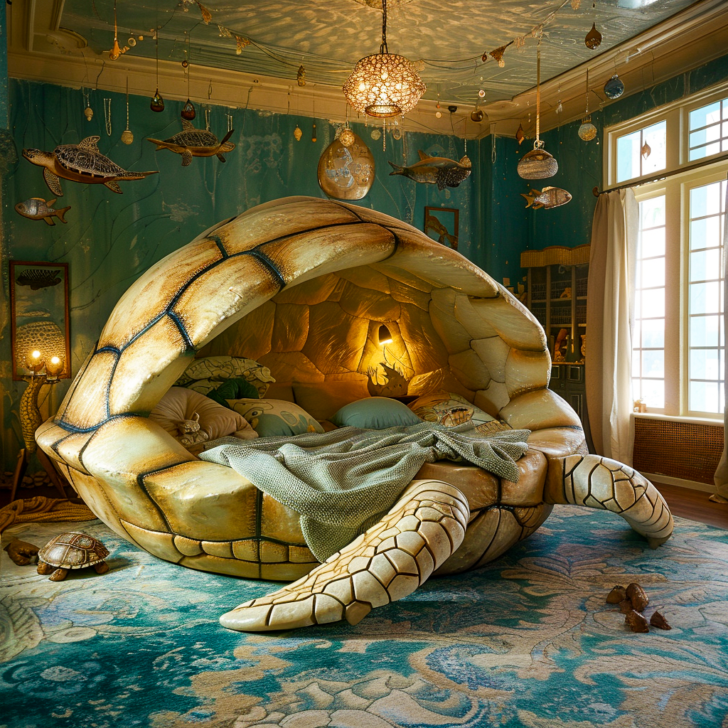 Shell-ebrate Sleep: Dive into Comfort with Turtle-Shaped Beds ...