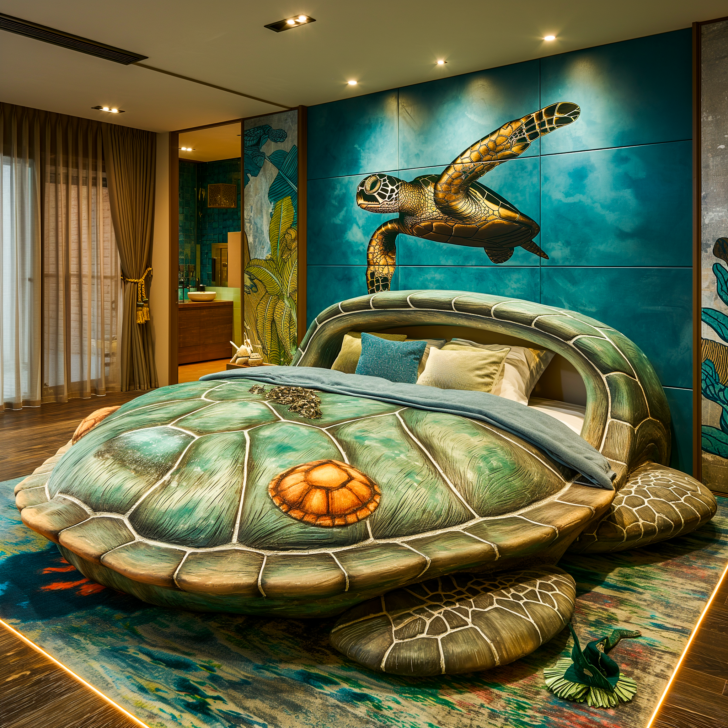 Shell-ebrate Sleep: Dive into Comfort with Turtle-Shaped Beds ...