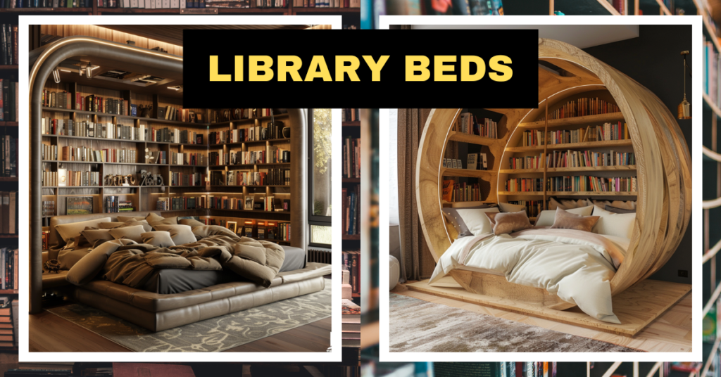 Cozy Reading Retreats: Library Beds for Book Lovers