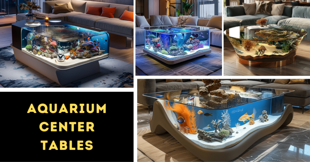 Underwater Elegance: Aquarium Center Tables for Your Living Space