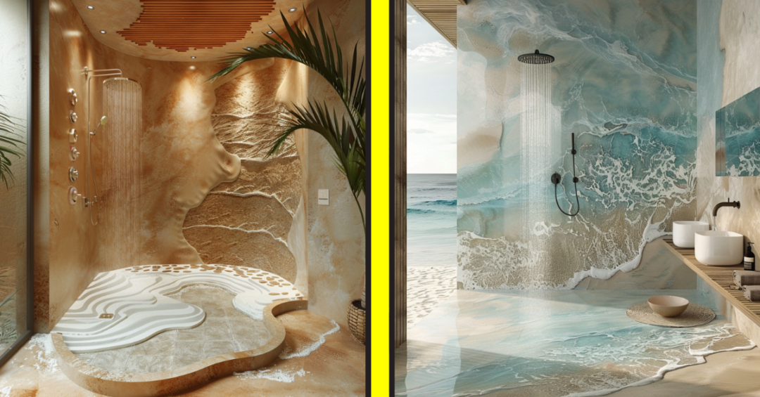 Seaside Serenity: Beach-Themed Showers for Coastal-Inspired Retreats