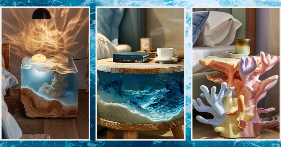 Ocean Dreams: Inspiring Ocean-Inspired Bedside Tables for Coastal Bedrooms