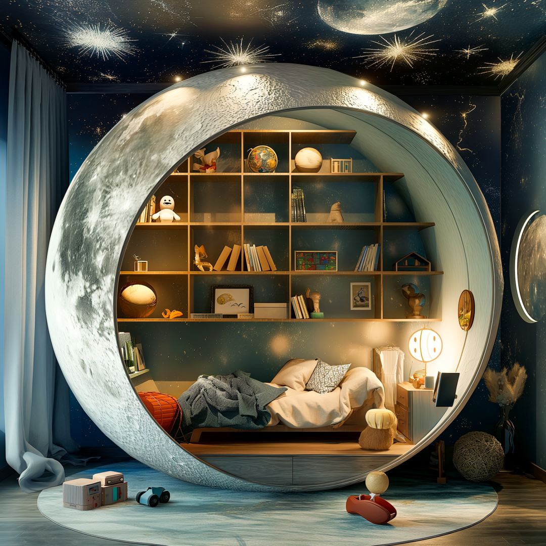 Stellar Spaces: Kids' Bedrooms for Future Astronauts - ArtistryApex.com