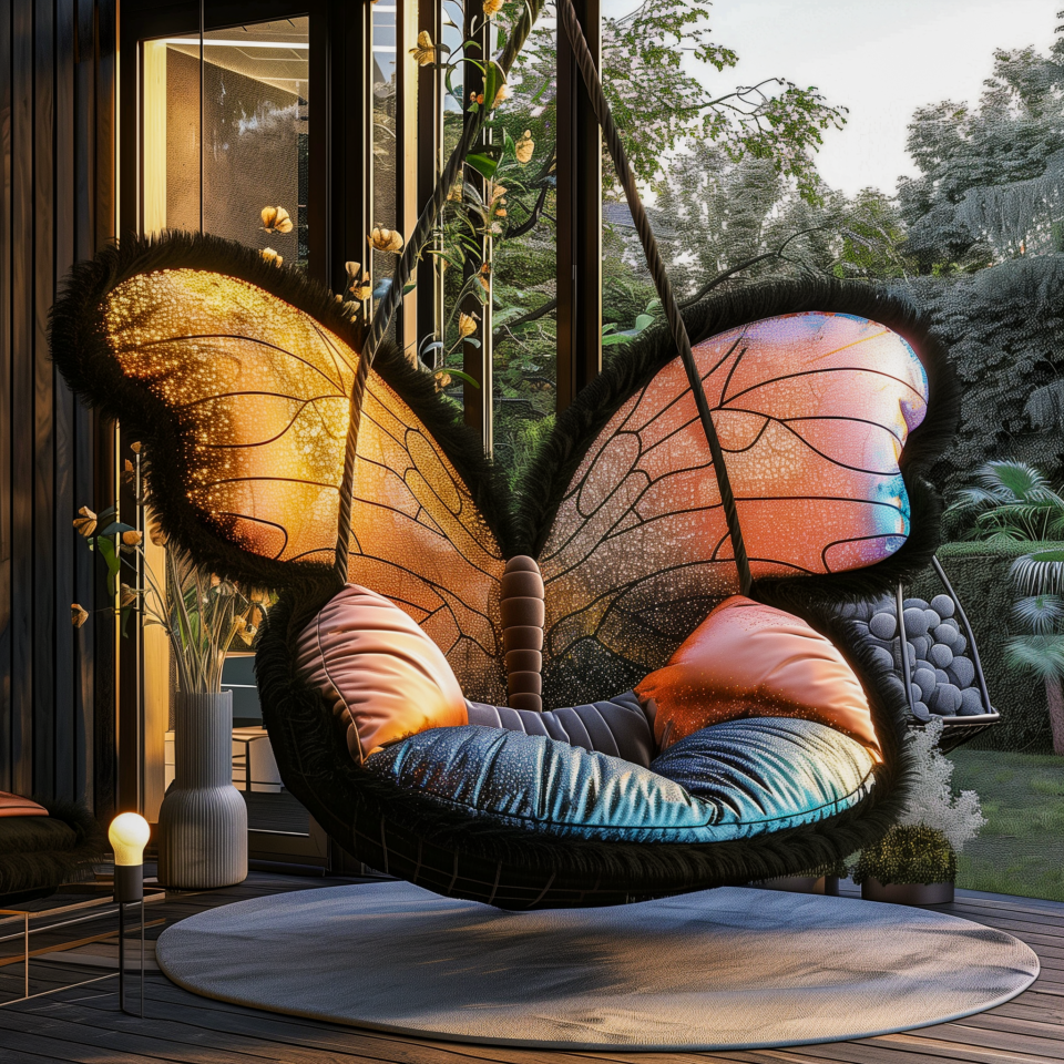 Fluttering in Comfort: The Blissful World of Butterfly Hanging Loungers ...