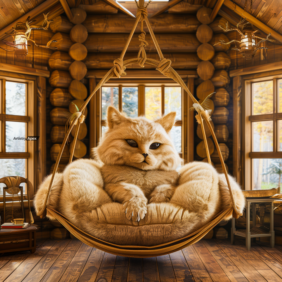 Cozy Kitty Corners: Cat-Shaped Hanging Loungers Unveiled ...