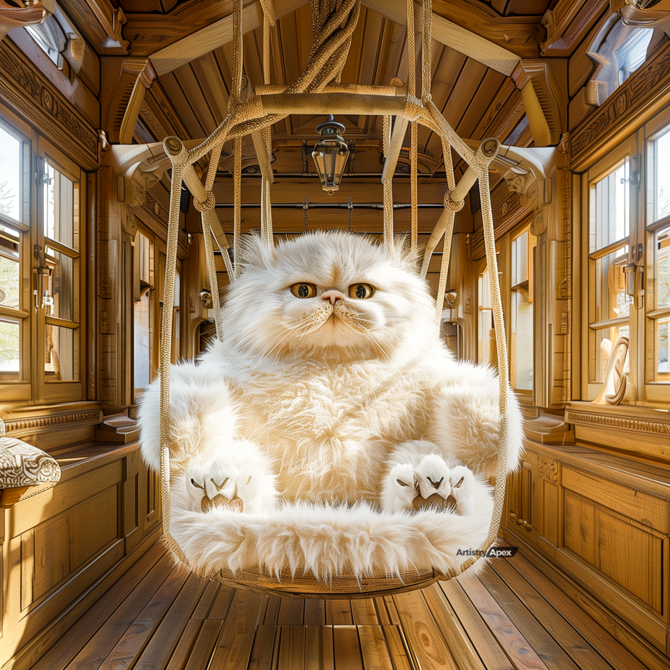 Cozy Kitty Corners: Cat-Shaped Hanging Loungers Unveiled ...