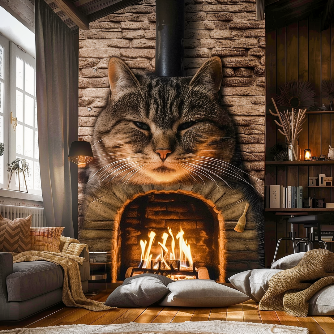 Cozy and Cat-tastic: Transform Your Home with Cat-Inspired Fireplaces ...