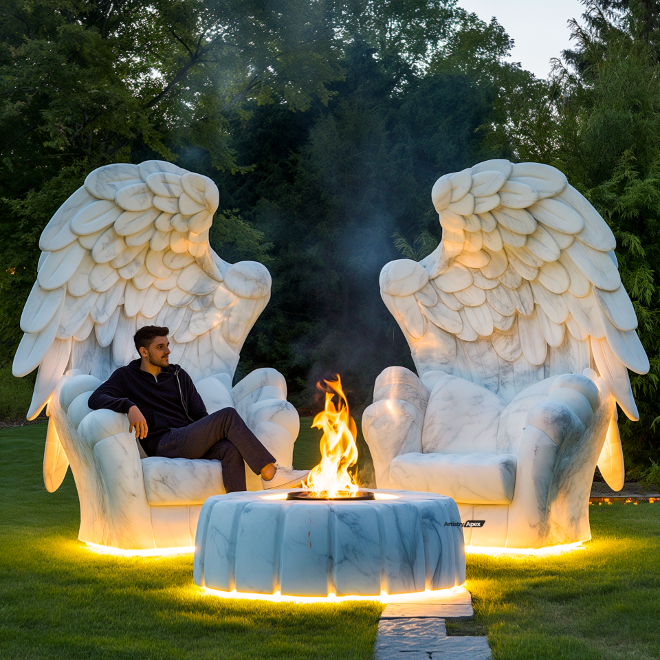 Unleash the Majesty: Transform Your Backyard with Eagle-Themed Fire Pit ...
