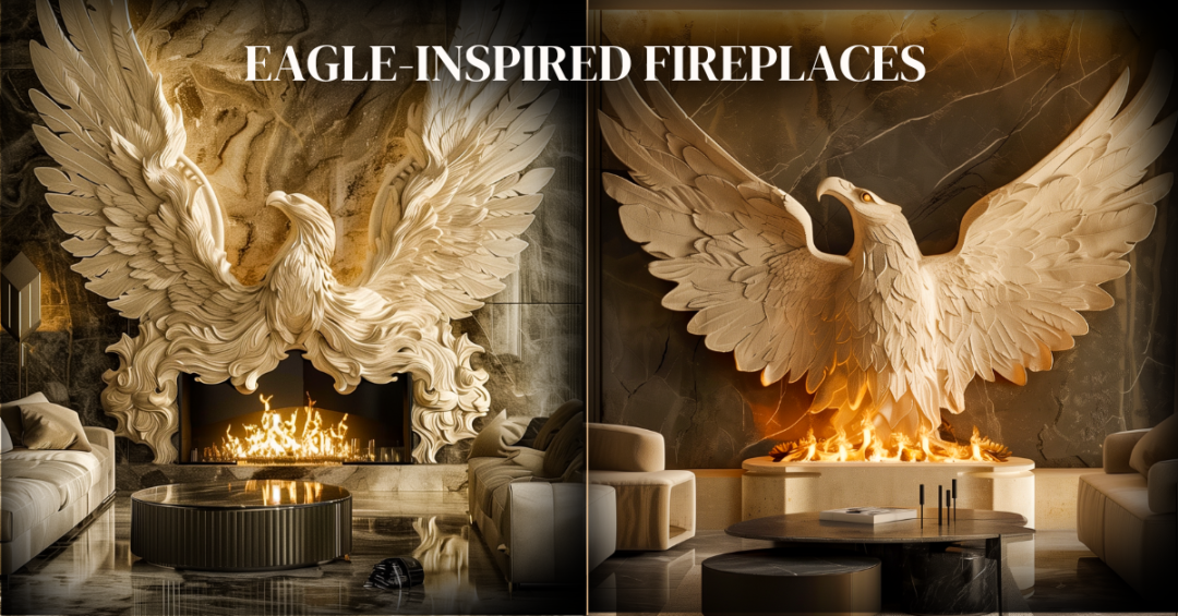 Feathers and Flames: Crafting Eagle-Inspired Fireplaces for Nature's ...
