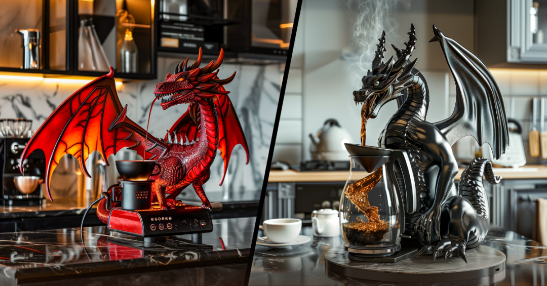 Brewing Magic: The Enchanting World of Dragon-Shaped Coffee Makers ...