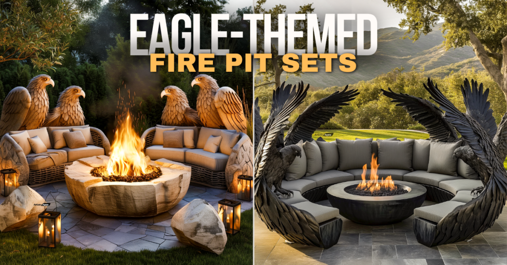 Unleash the Majesty: Transform Your Backyard with Eagle-Themed Fire Pit ...