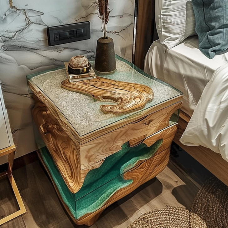 Ocean Dreams: Inspiring Ocean-Inspired Bedside Tables for Coastal Bedrooms