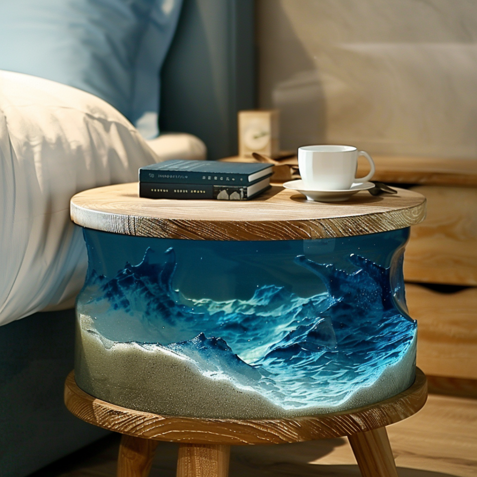 Ocean Dreams: Inspiring Ocean-Inspired Bedside Tables for Coastal Bedrooms