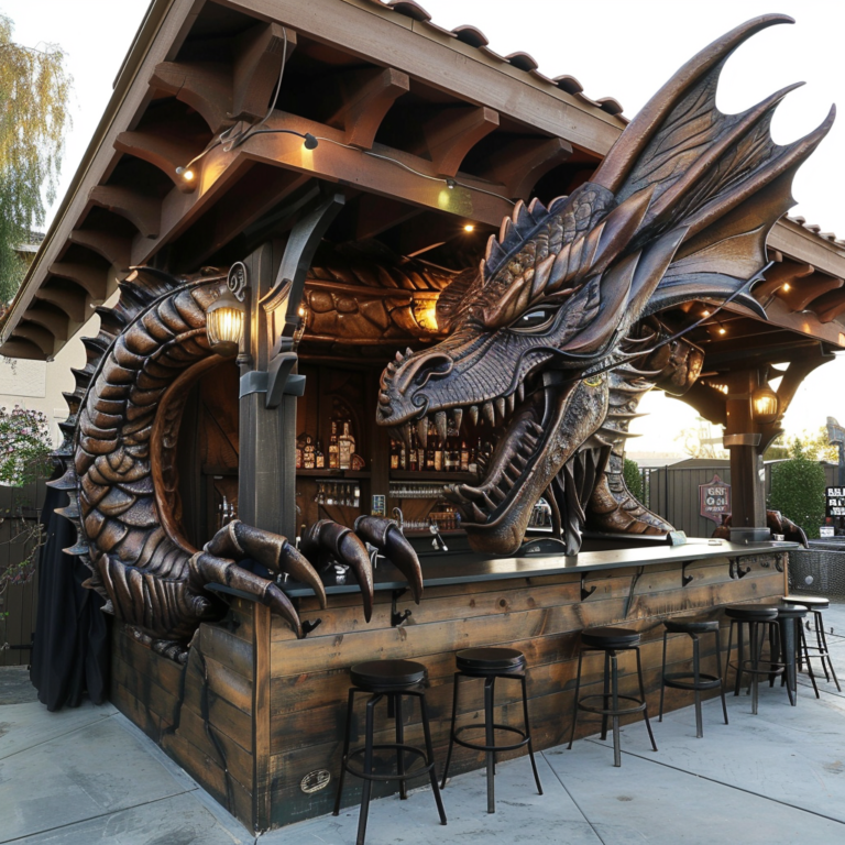 Fire and Flair: Dragon-Inspired Patio Bars for Mythical Outdoor ...