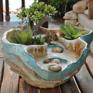 Coastal Charm: Stunning Beach Outdoor Planters to Elevate Your Seaside ...