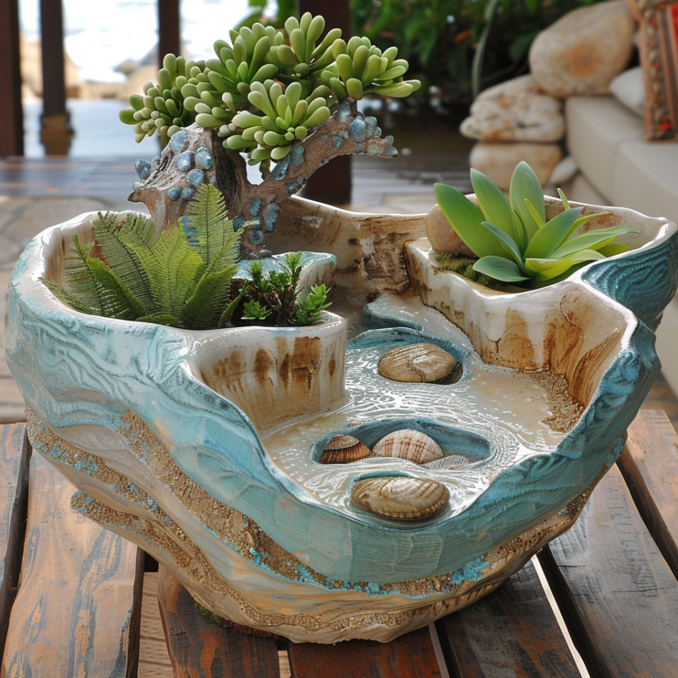 Coastal Charm: Stunning Beach Outdoor Planters to Elevate Your Seaside ...