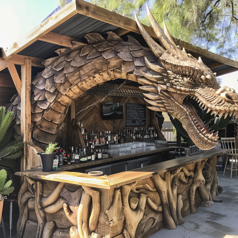 Fire and Flair: Dragon-Inspired Patio Bars for Mythical Outdoor ...