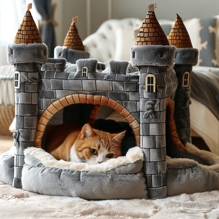 Royal Retreats: Castle-Inspired Pet Beds for Your Majestic Companions