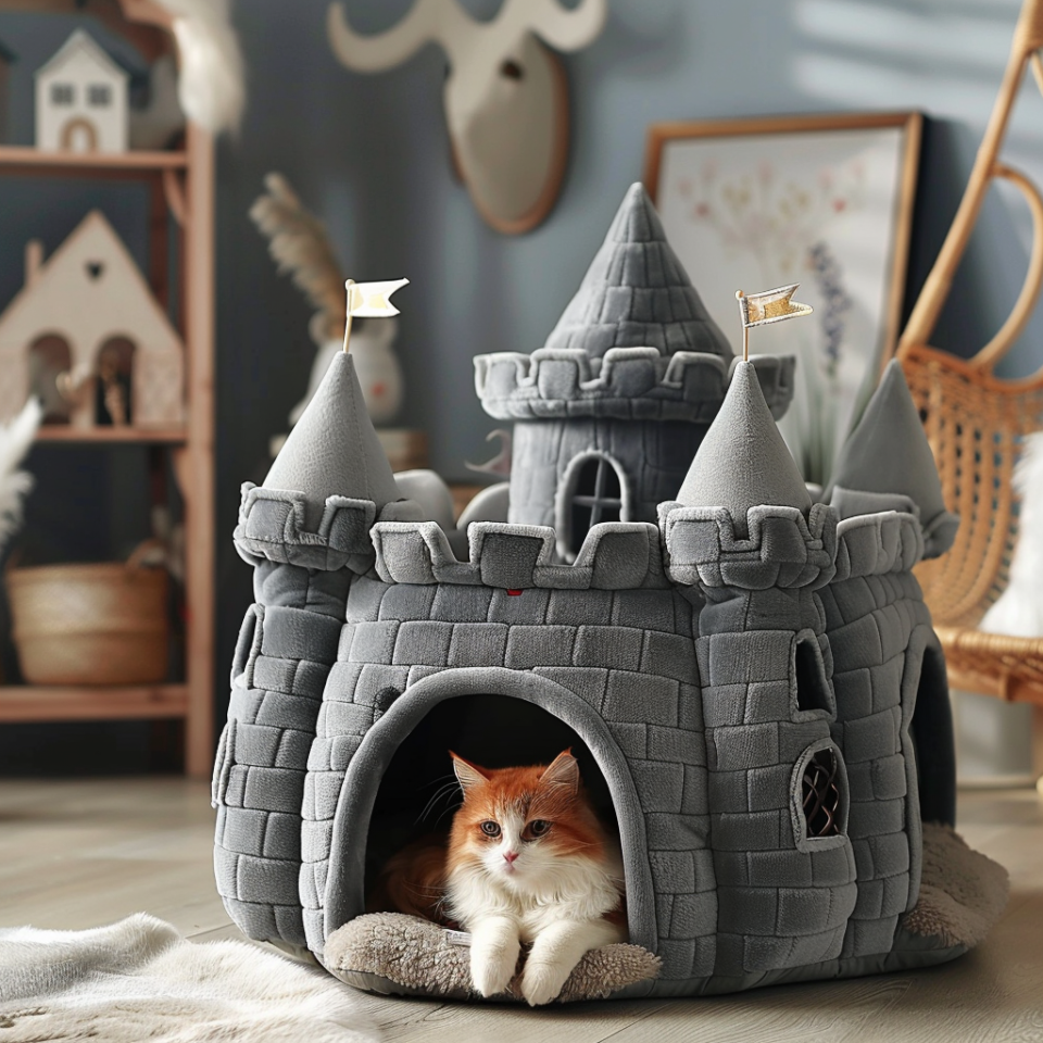 Royal Retreats: Castle-Inspired Pet Beds for Your Majestic Companions