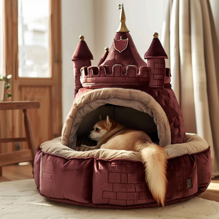 Royal Retreats: Castle-Inspired Pet Beds for Your Majestic Companions
