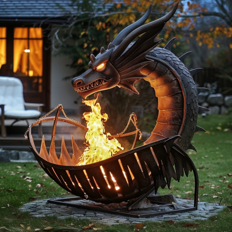 Fiery Fantasies: Stunning Dragon Fire Pits to Ignite Your Outdoor Space