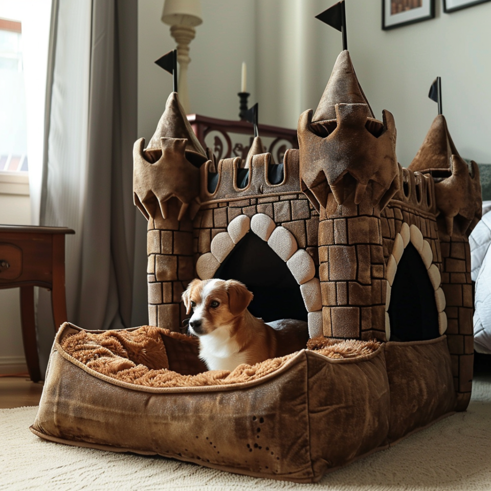 Royal Retreats: Castle-Inspired Pet Beds for Your Majestic Companions