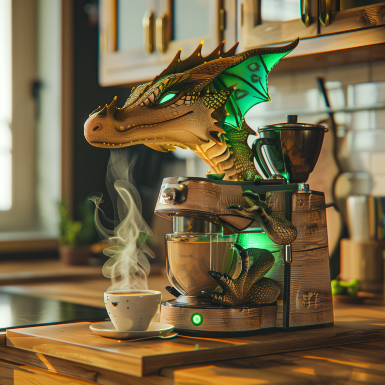 Brewing Magic: The Enchanting World of Dragon-Shaped Coffee Makers ...