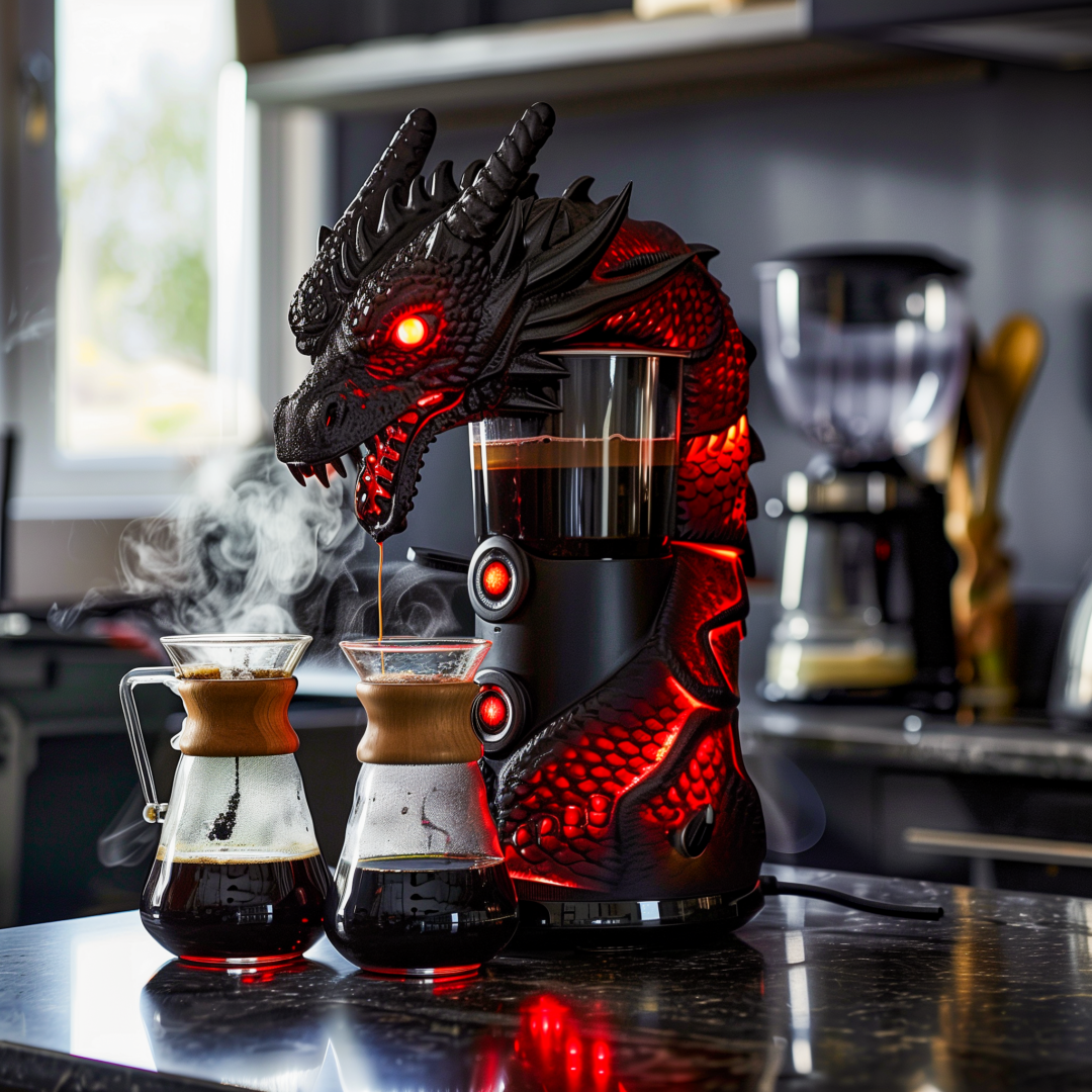 Brewing Magic: The Enchanting World of Dragon-Shaped Coffee Makers ...