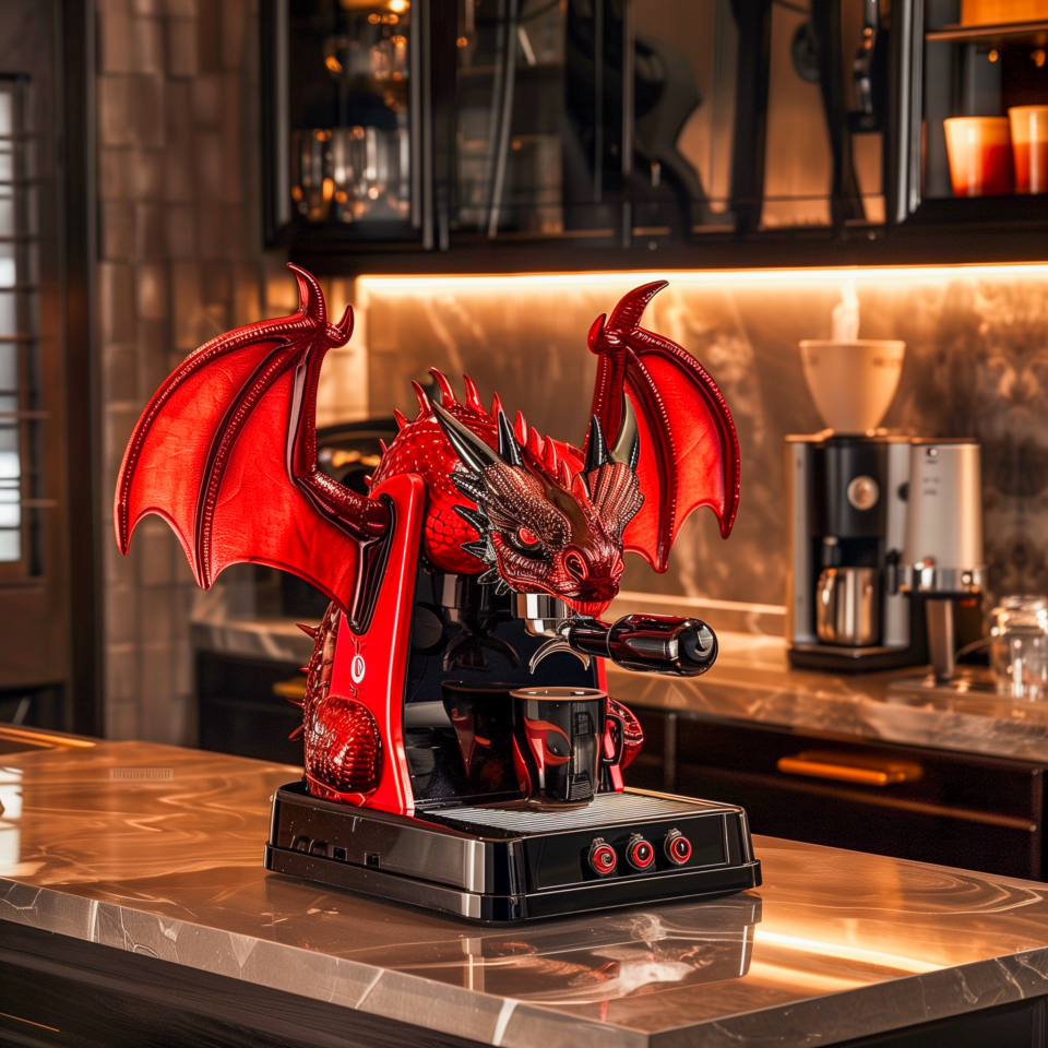 Brewing Magic: The Enchanting World of Dragon-Shaped Coffee Makers ...