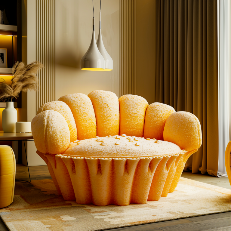Sink into Sweetness: The Irresistible Allure of Cupcake-Shaped Sofa ...