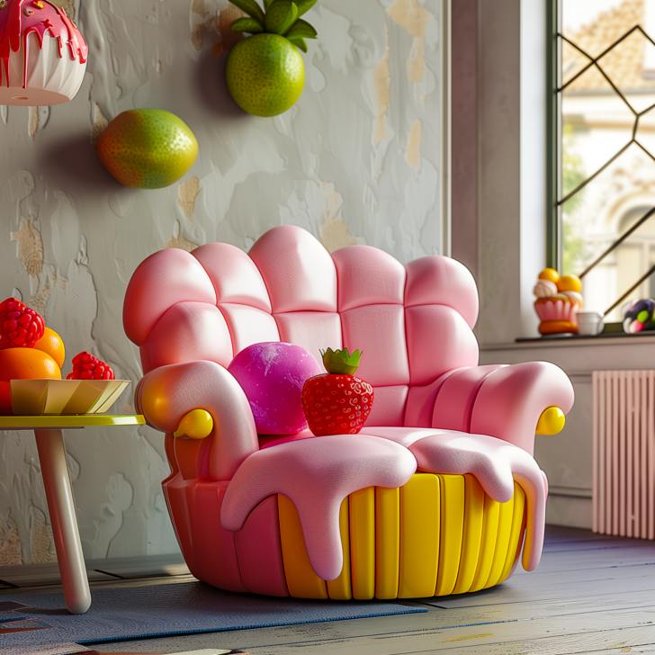 Sink into Sweetness: The Irresistible Allure of Cupcake-Shaped Sofa ...