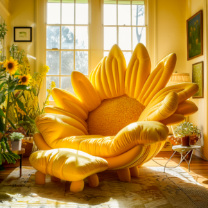 Golden Glow: Sunflower-Inspired Chairs That Bring Sunshine Indoors ...