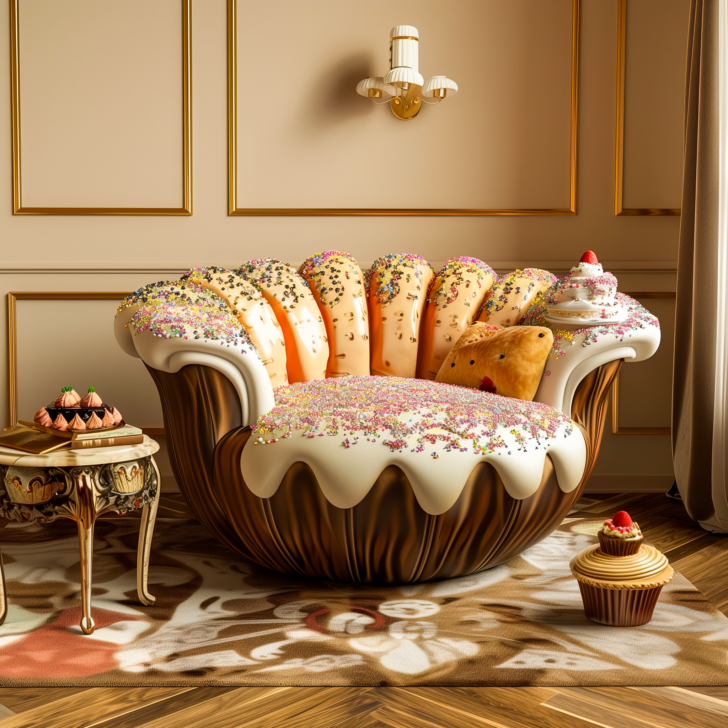 Sink into Sweetness: The Irresistible Allure of Cupcake-Shaped Sofa ...