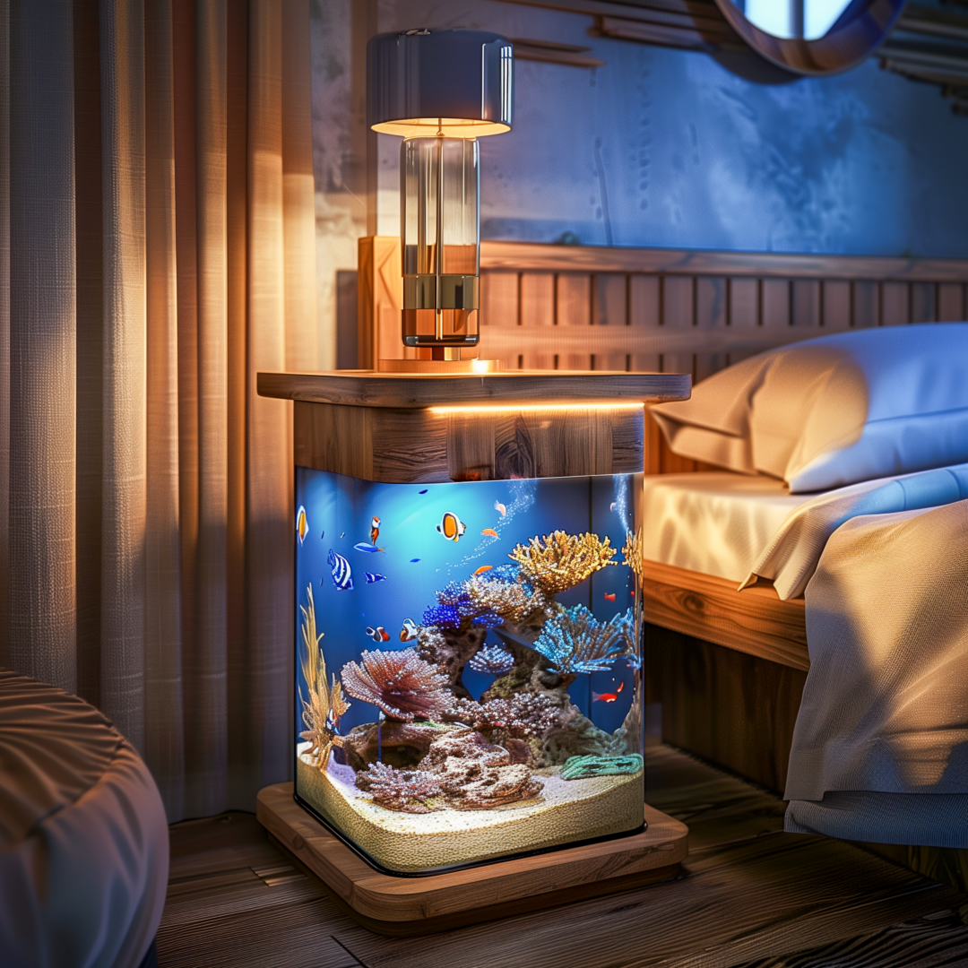 Underwater Dreams: Transform Your Bedroom with Aquarium Bedside Tables ...