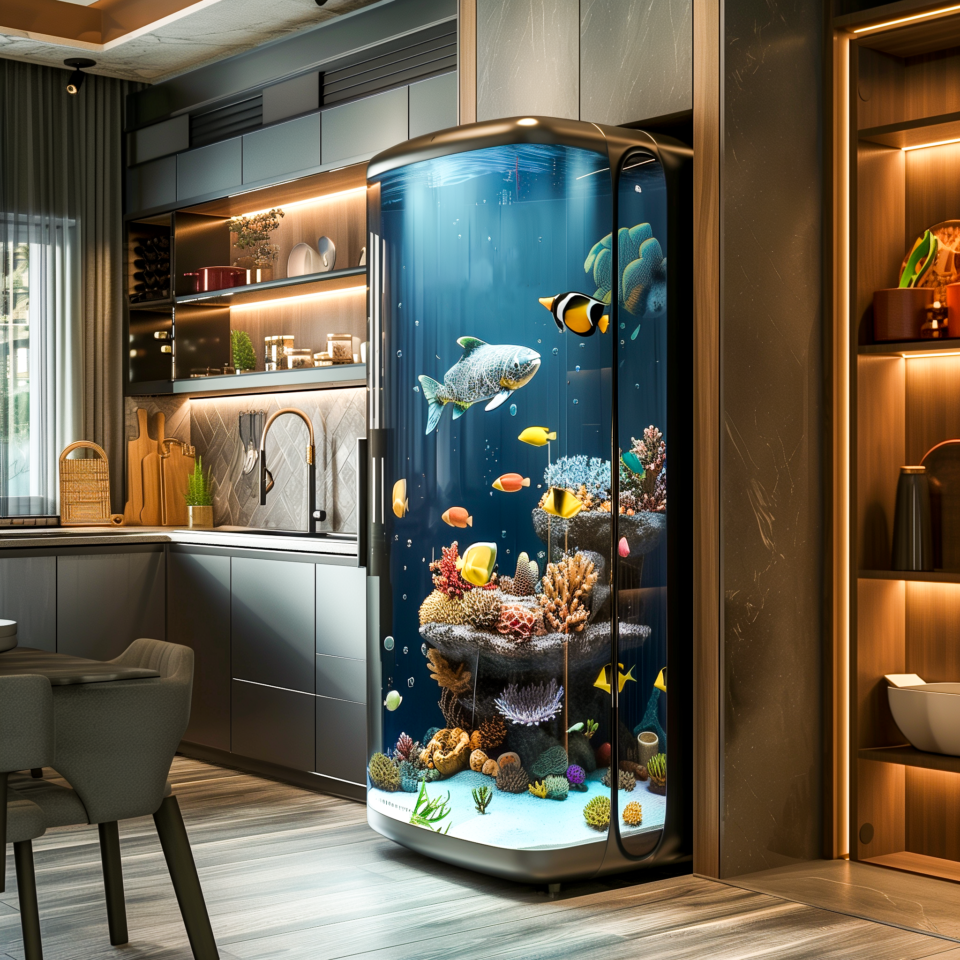From Sea to Kitchen: Dive into the World of Underwater-Themed Fridges ...