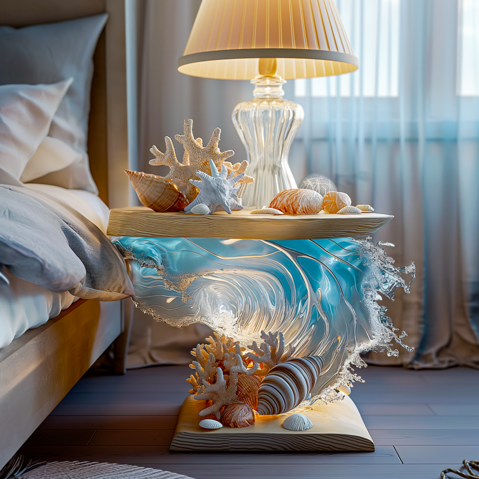 Surfing Style: Bringing the Ocean Home with Wave-Inspired Bedside ...