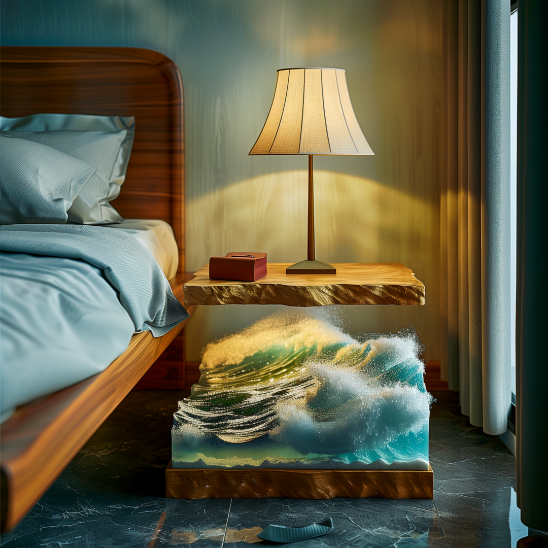 Surfing Style: Bringing the Ocean Home with Wave-Inspired Bedside ...