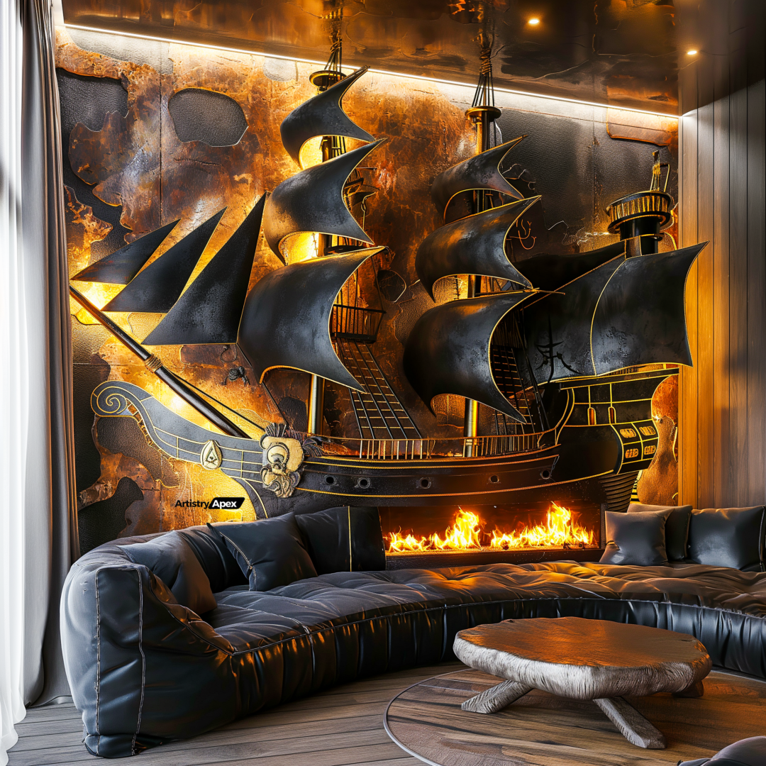 Ahoy, Hearthies! Discover the Charm of Pirate Ship-Inspired Fireplaces ...