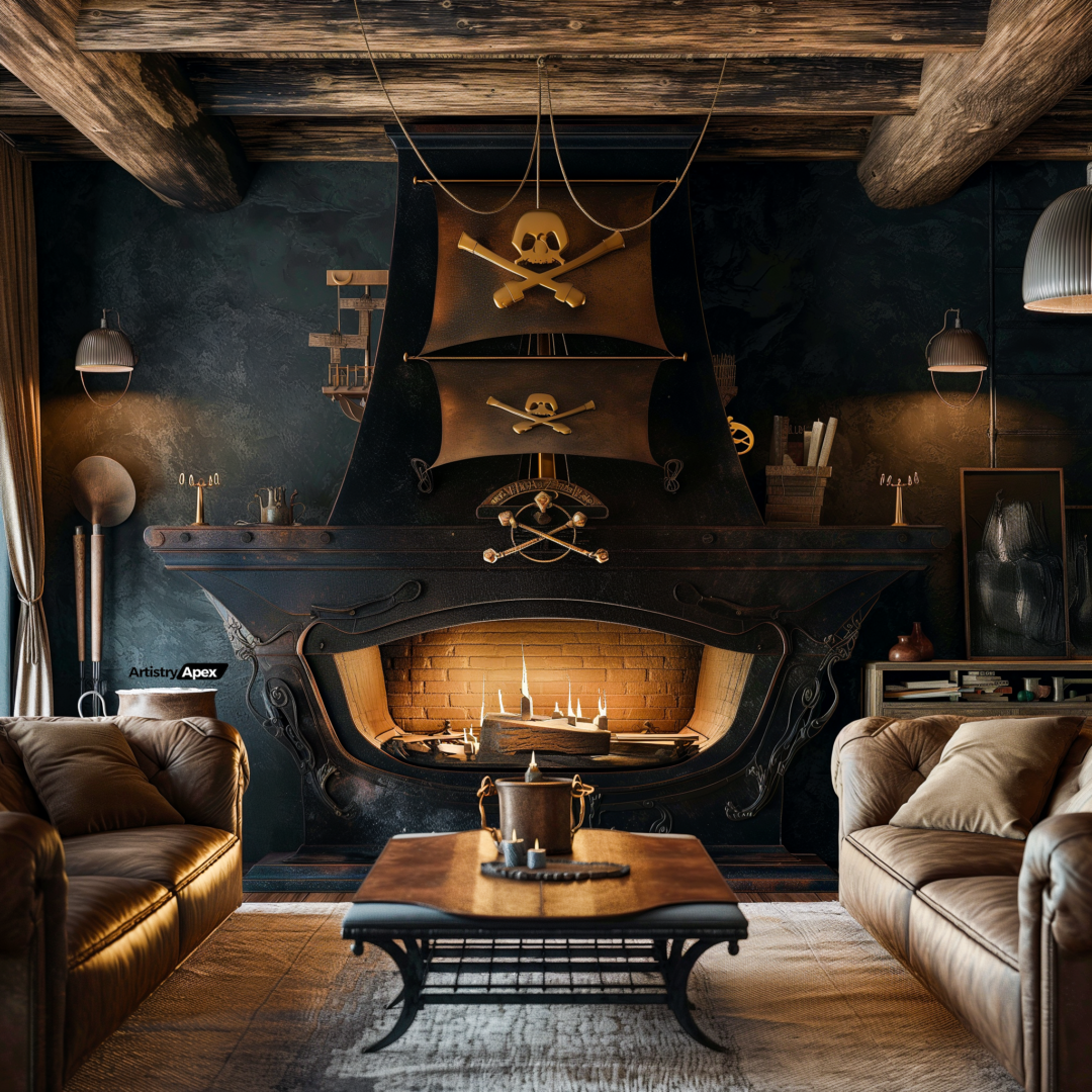 Ahoy, Hearthies! Discover the Charm of Pirate Ship-Inspired Fireplaces ...