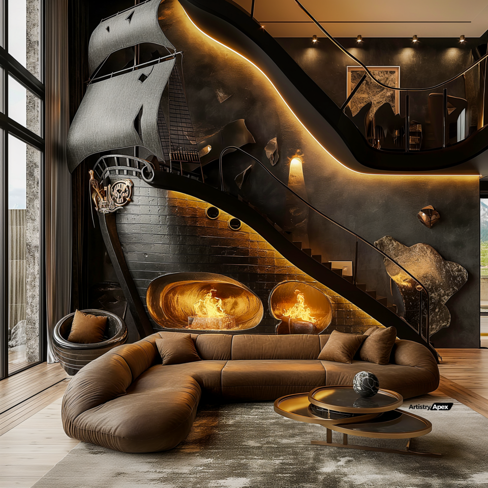 Ahoy, Hearthies! Discover the Charm of Pirate Ship-Inspired Fireplaces ...